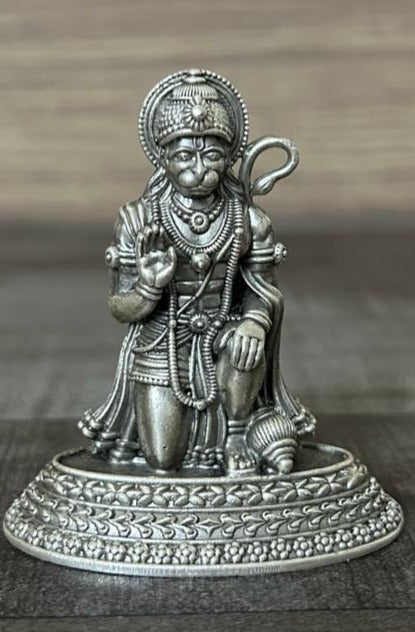 925 Pure Silver Hanuman Ji Idol - Excellent Gift for House-warming– PAAIE