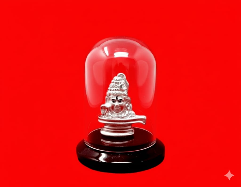 999 Pure Silver Small Shiv Ji Idol : Ideal for Puja and Decor– PAAIE