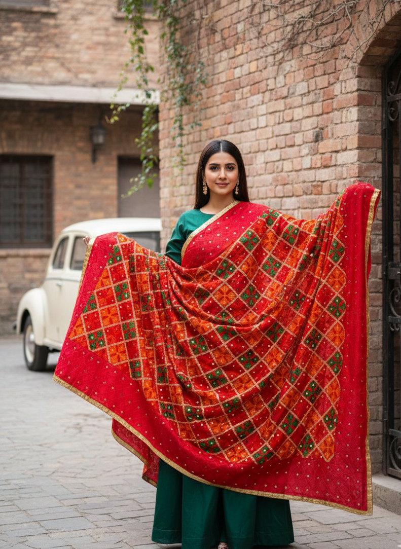 Lightweight Georgette Dupatta | Bright, Colorful & Stylish– PAAIE