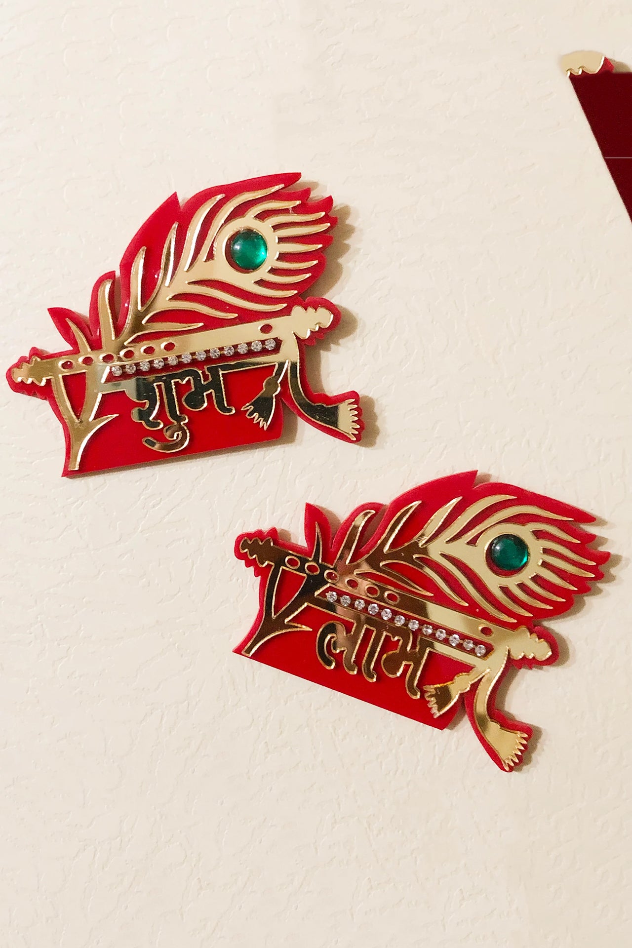 Designer Shubh Labh Sticker Set (Design 5)– PAAIE