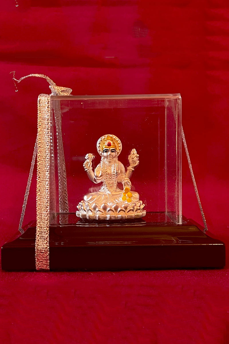 999 Pure Silver Rectangular Goddess Lakshmi Idol– PAAIE