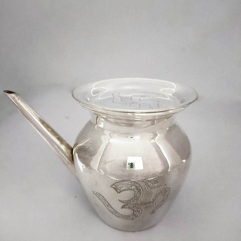 925 Sterling Silver Designer Karwa Puja Kalash, Fabulous Silver Utensi ...