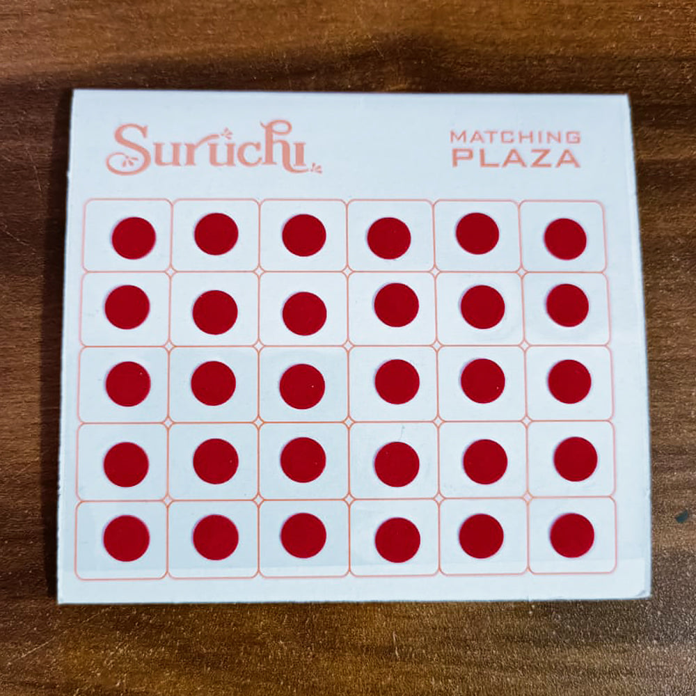 Medium Red Bindi for Women - Bollywood Style Bindi for Girls Lady Woma ...