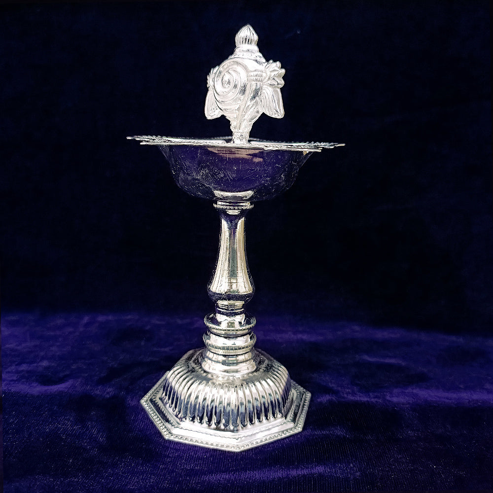 925 Silver Shankh Long Diya (Design 51)– PAAIE