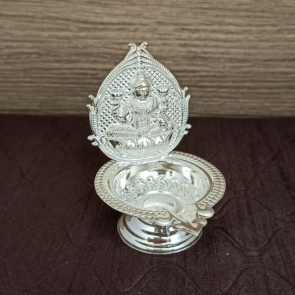 925 Silver Lakshmi Diya For Pooja, Diwali Pooja (Design 2)– PAAIE