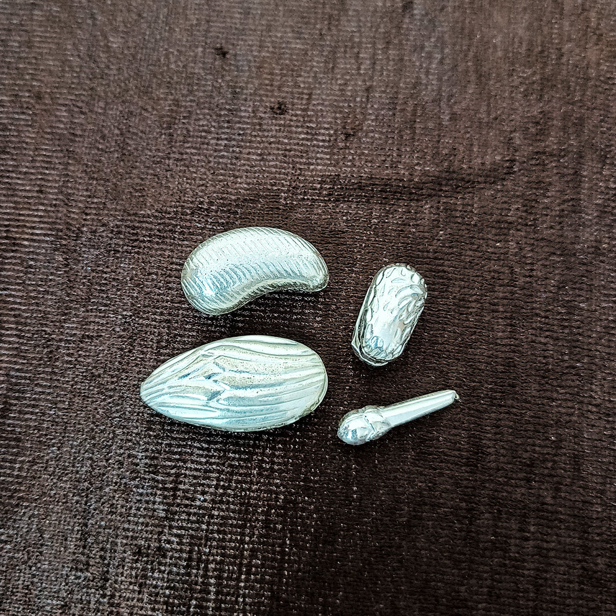 925 Silver BADAM (ALMOND) For Pooja, Mandir (D2)– PAAIE